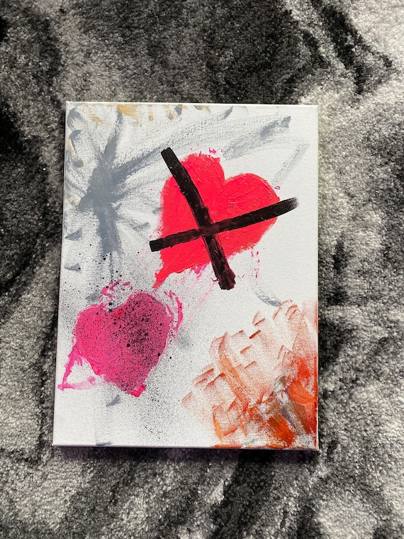 Abstract Broken Heart Drawings