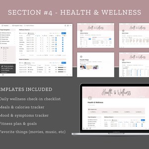 Notion Life and Work Planner | Notion Life Dashboard | Notion Project ...