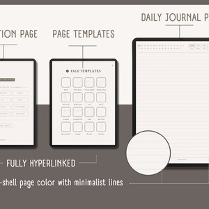 Daily Digital Journal Un-dated 365 Day Journal Goodnotes & Notability ...