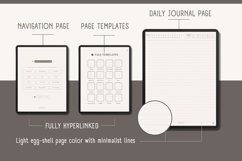 Daily Digital Journal Un-dated 365 Day Journal Goodnotes & - Etsy
