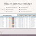 HSA Expense Tracker: Google Sheets Template (annual Dashboard) - Etsy