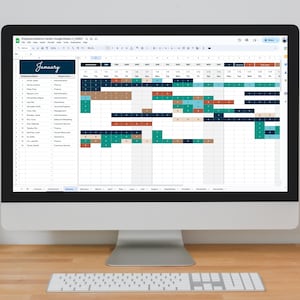Employee Absence Tracker: Google Sheets Template, Staff Attendance ...