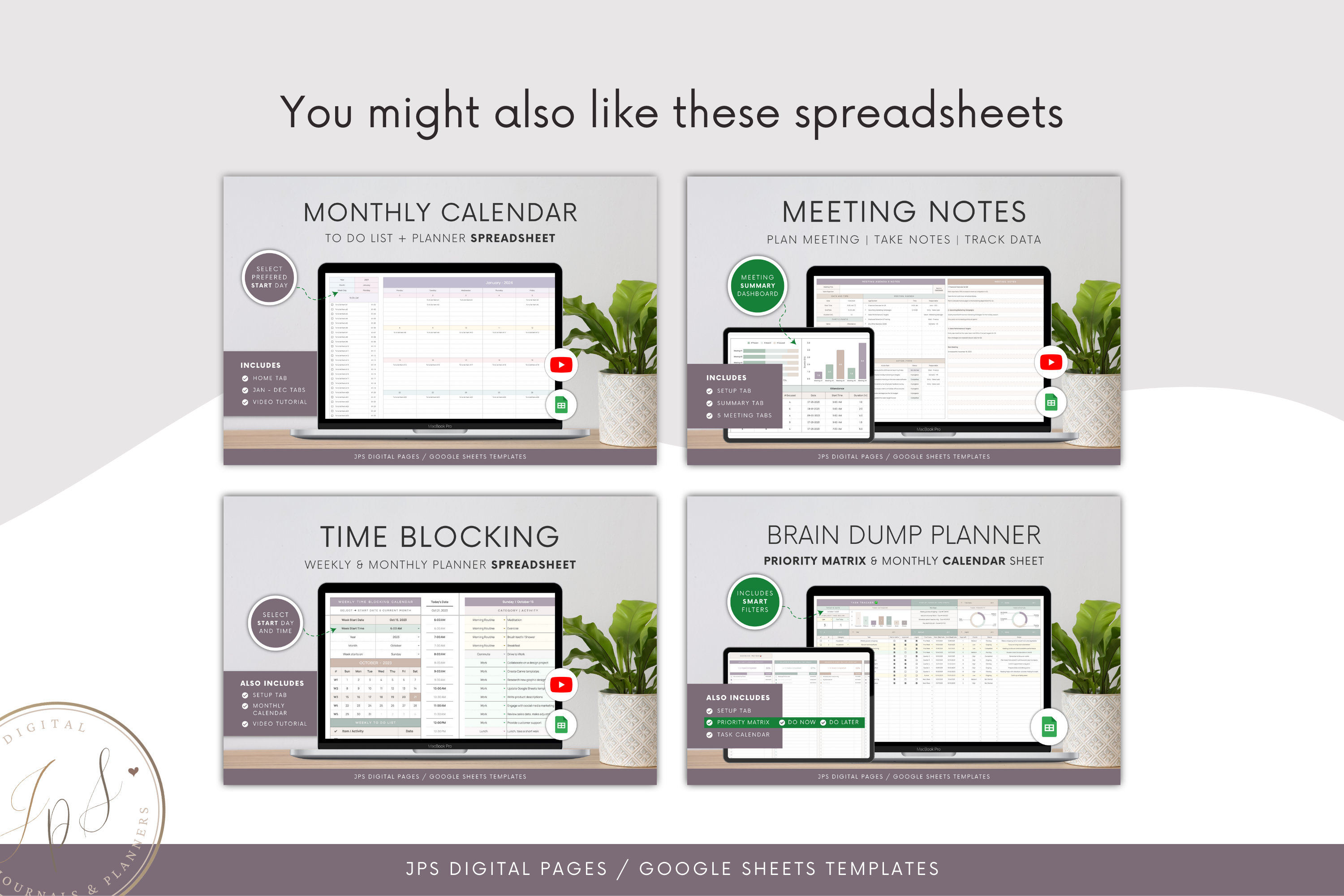 Weekly Meeting Notes Google Sheets Template: Agenda, Minutes, Action ...