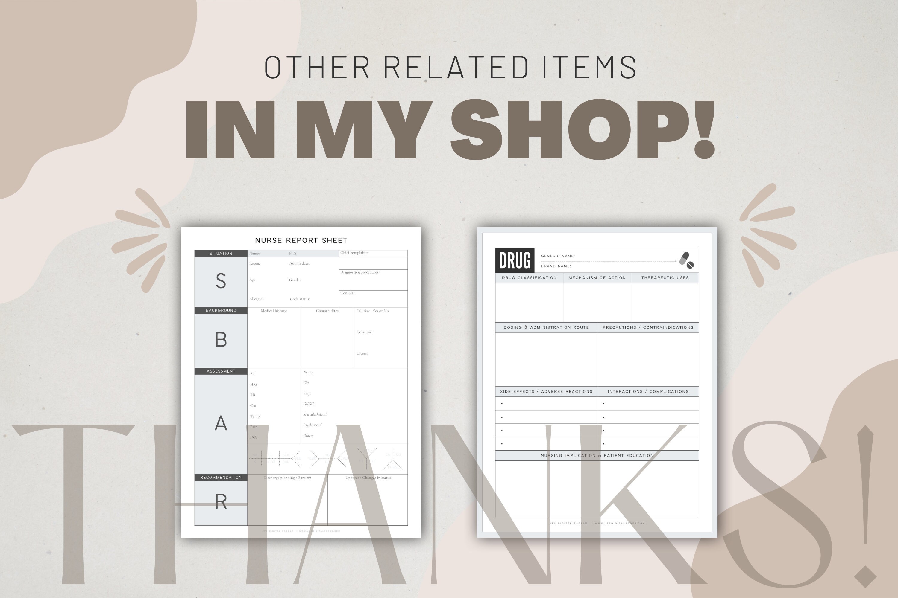 Lecture Notes Template, Blank Note Taking Templates, College Student ...