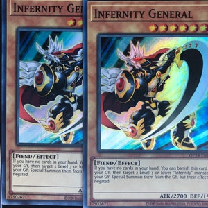 Yugioh Infernity Deck- Mirage- Archfiend- Knight- General- Barrier ...