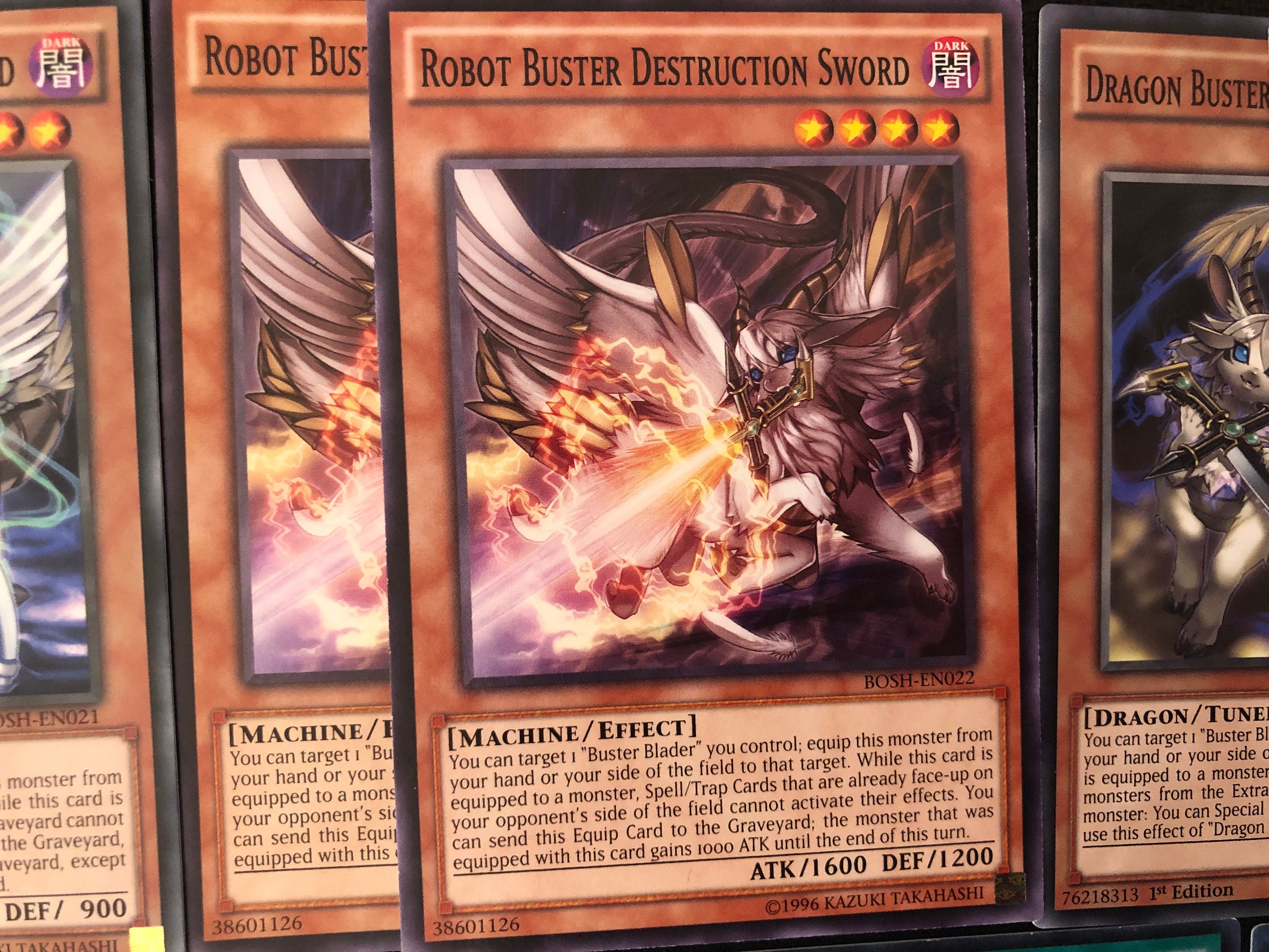 Yugioh Buster Blader Deck- Swordmaster- Wizard- Robot- Dragon Buster ...