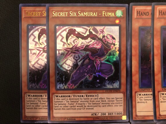 Yugioh Orica Six Samurai