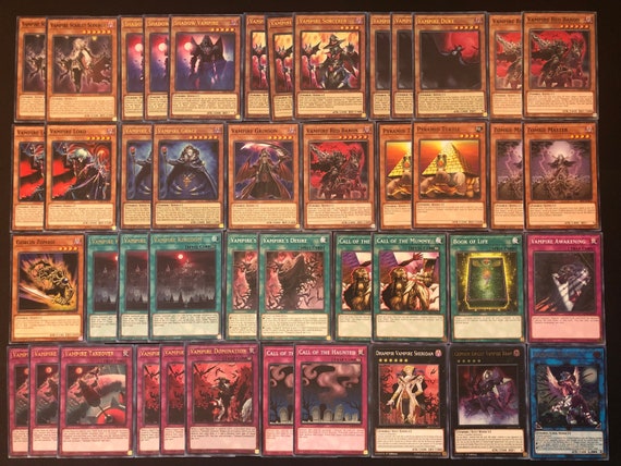 Yugioh Vampire Deck - Etsy