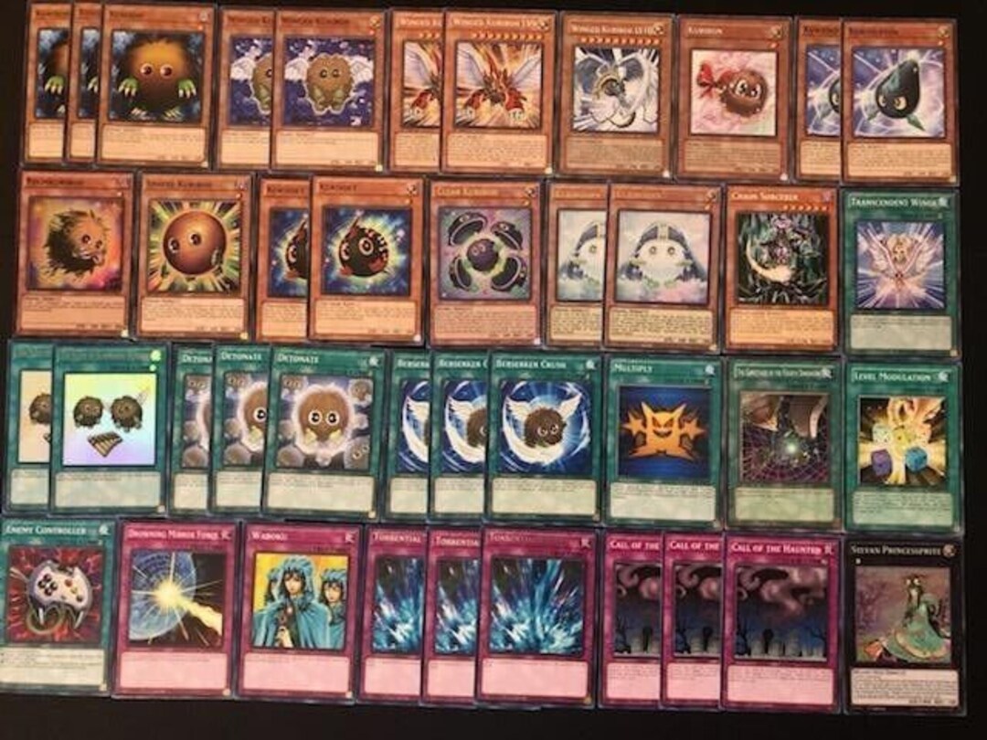 Yugioh Winged Kuribih Deck LV Rainbow Kuriboh-flue of the Summoning Kuriboh Linkuriboh - Etsy