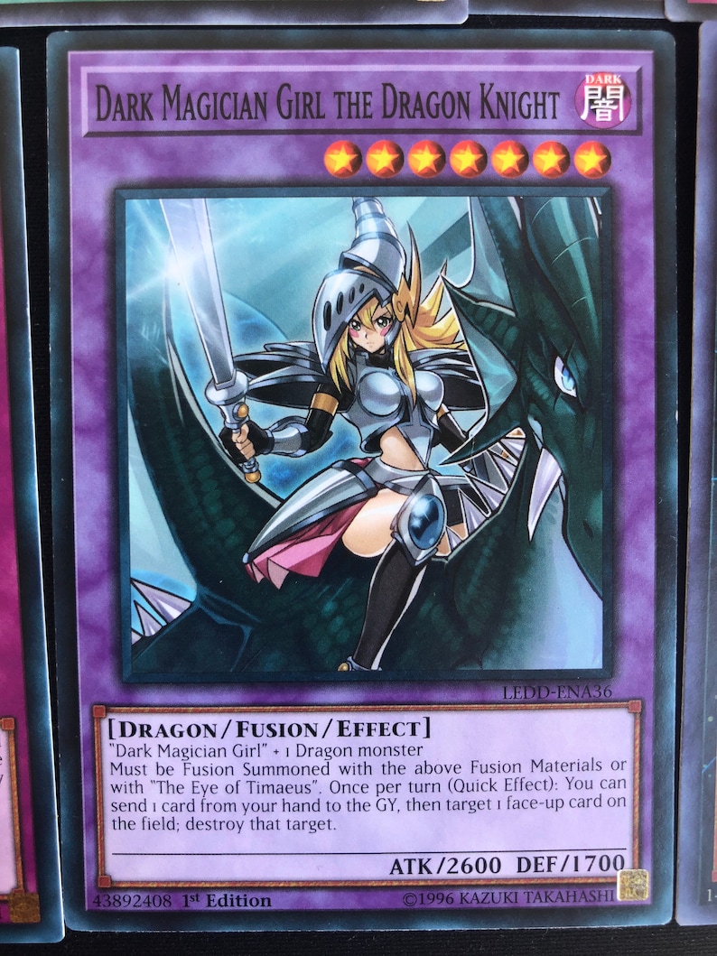 Yugioh Custom Dark Magician Girl Deck Chocolate Kiwi Berry Apple Lemon - Etsy