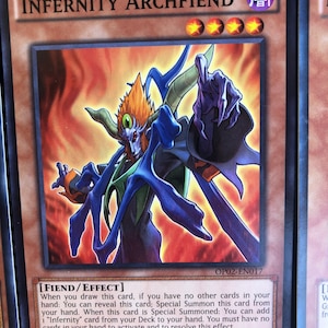 Yugioh Infernity Deck- Mirage- Archfiend- Knight- General- Barrier ...