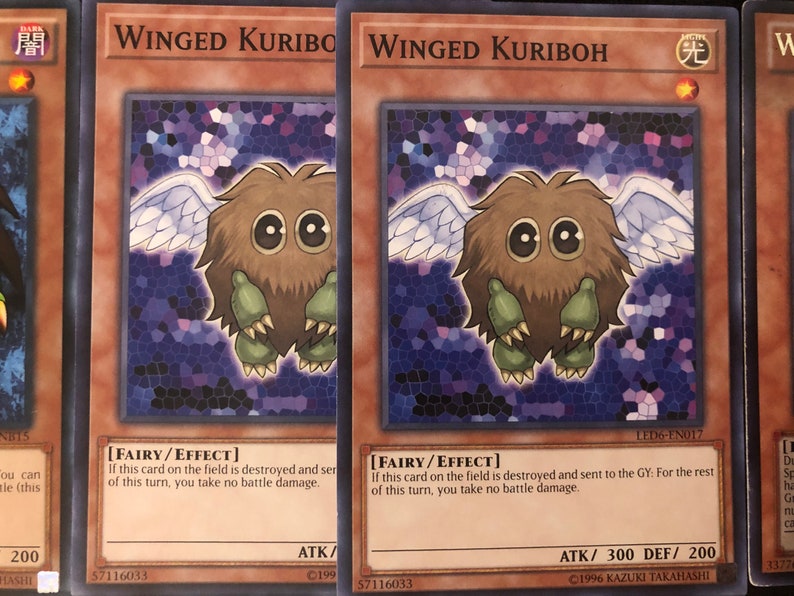 Yugioh Winged Kuribih Deck LV Rainbow Kuriboh-flue of the Summoning Kuriboh Linkuriboh - Etsy