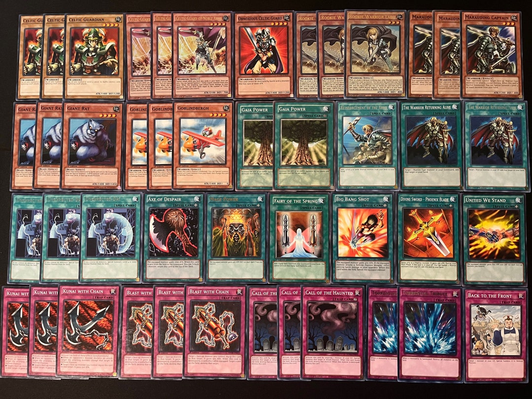 Yugioh Celtic Guardian Deck - Etsy