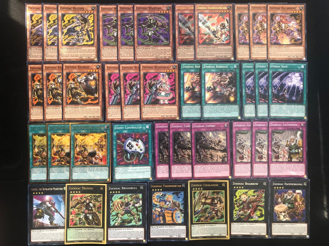 Yugioh Zoodiac Deck - Etsy