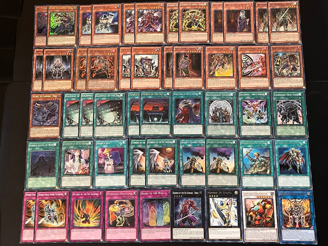 Yugioh Six Samurai Deck - Etsy