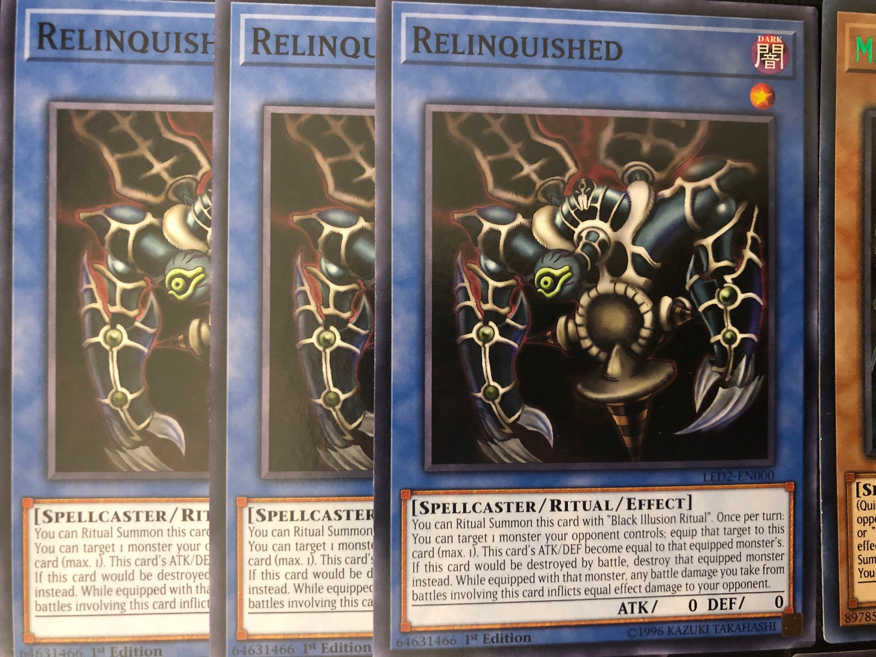 Relinquished Yugioh