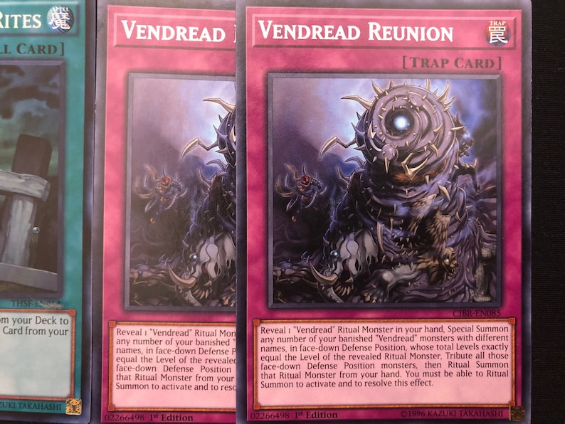Yugioh Vendread Deck - Etsy