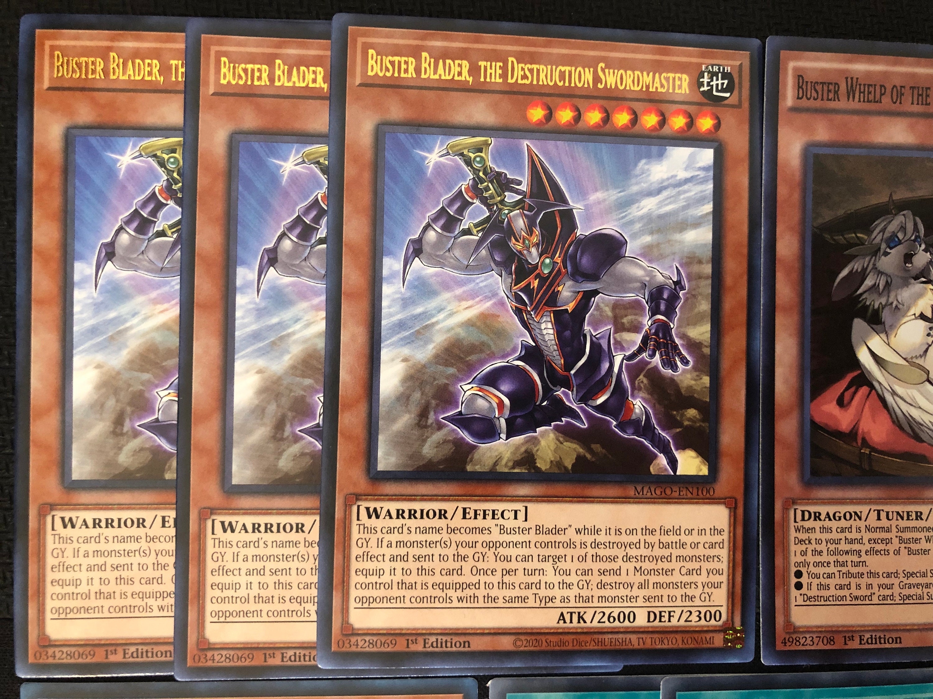 Yugioh Buster Blader Deck- Swordmaster- Wizard- Robot- Dragon Buster ...