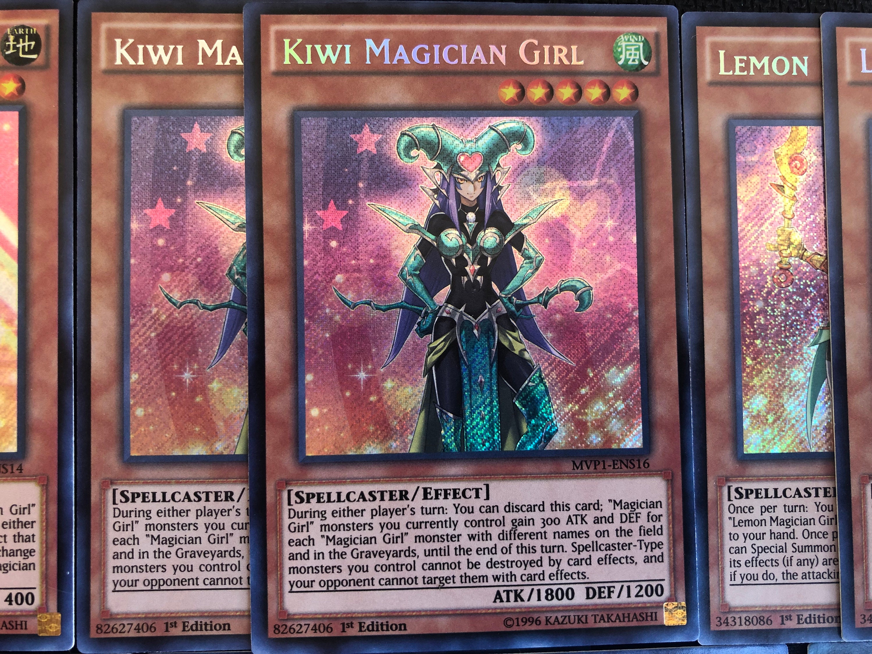 Yugioh Custom Dark Magician Girl Deck Chocolate Kiwi Berry Apple Lemon - Etsy