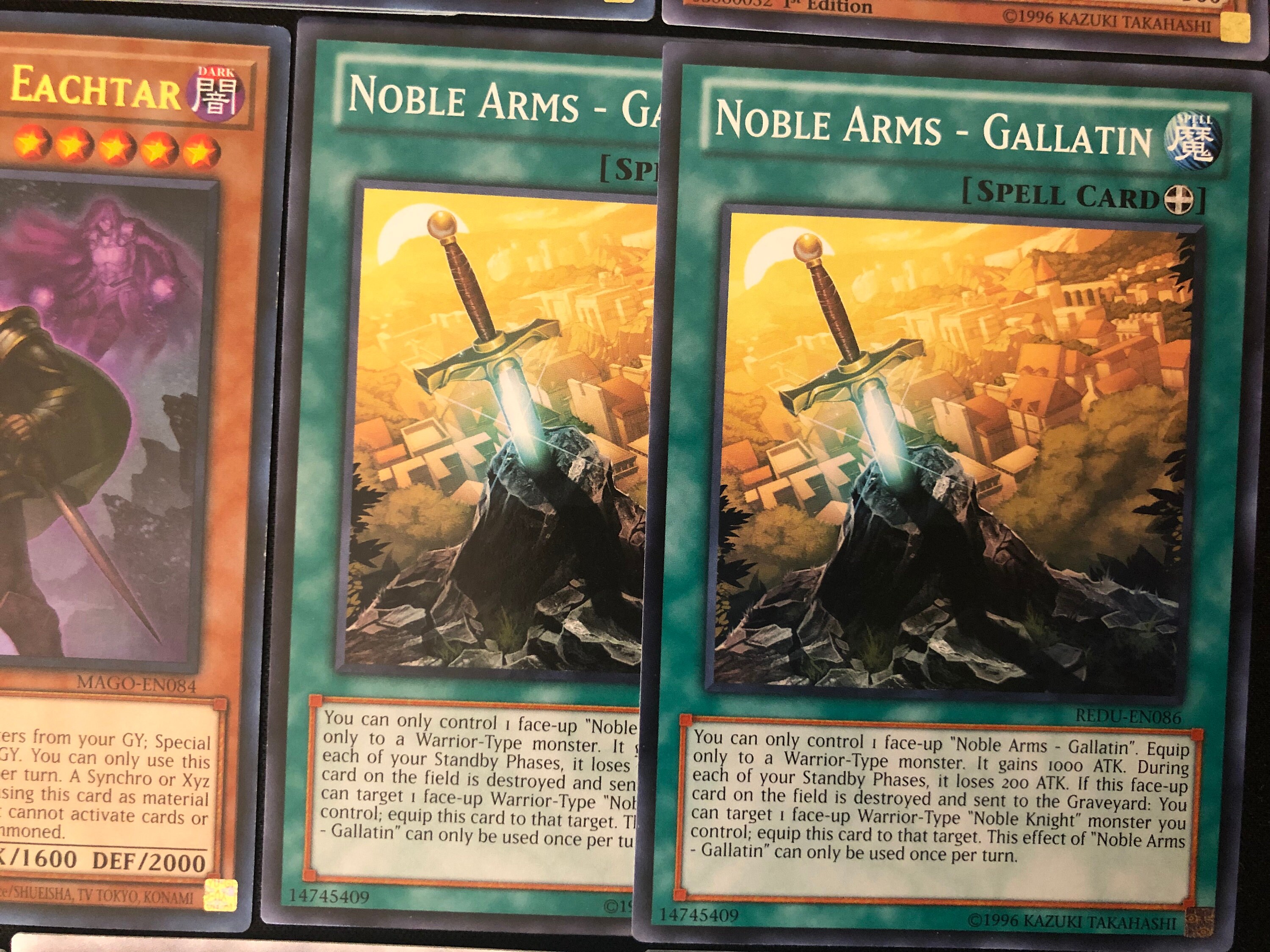 Yugioh Noble Knight Deck- Sacred Noble Knight- Medraut- Brothers ...