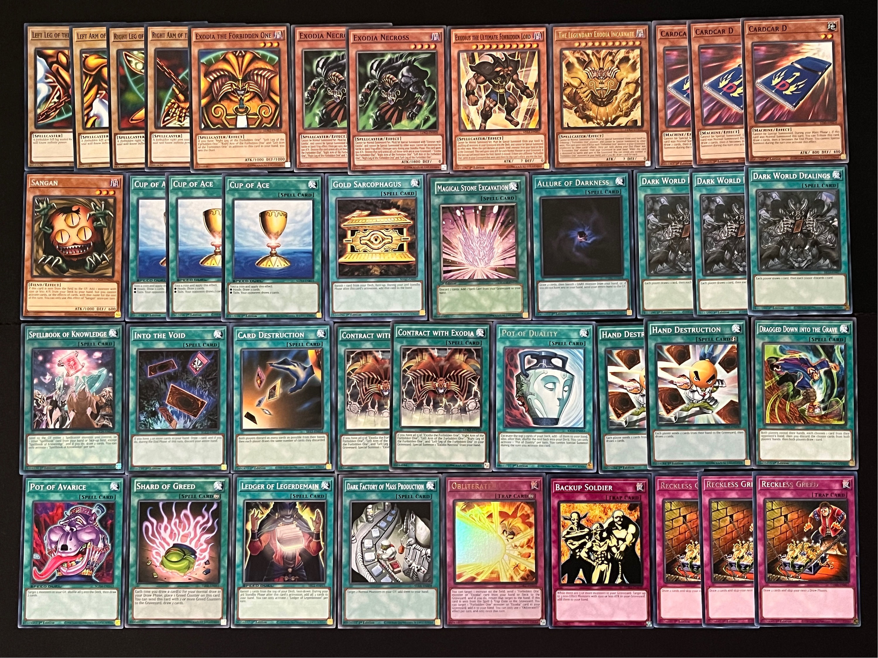 Yugioh Exodia The Ultimate Forbidden Lord Deck