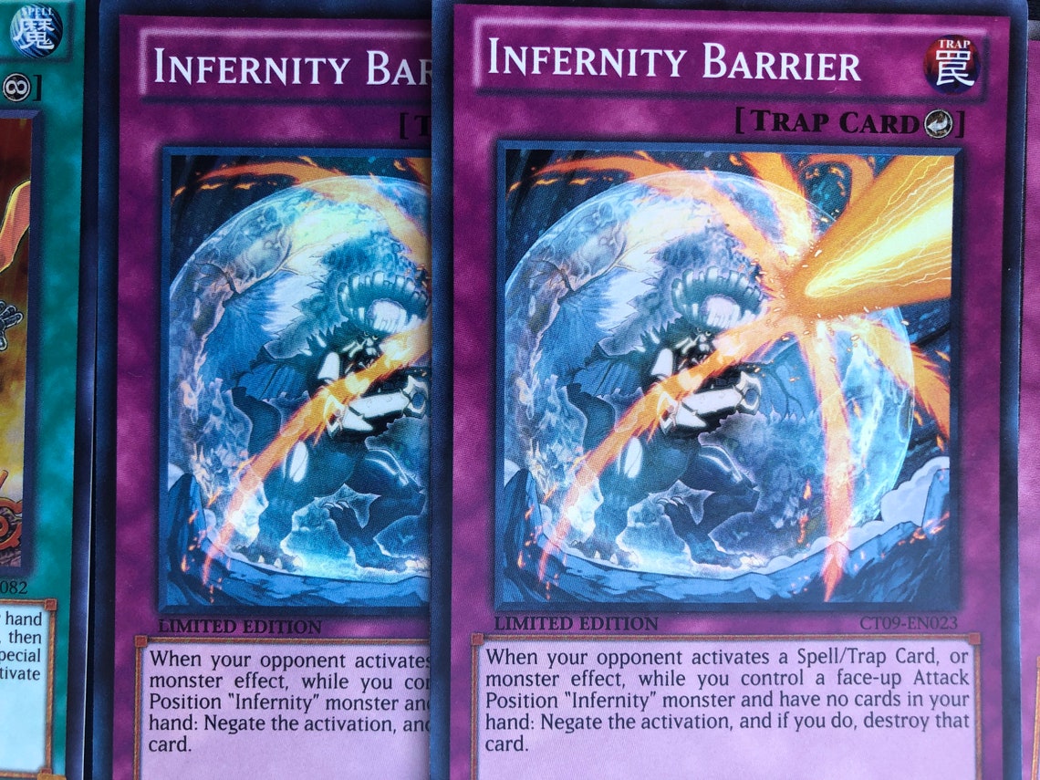 Yugioh Infernity Deck- Mirage- Archfiend- Knight- General- Barrier ...
