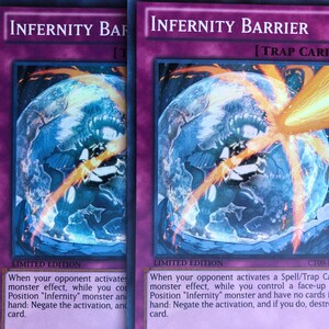 Yugioh Infernity Deck- Mirage- Archfiend- Knight- General- Barrier ...