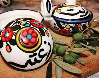 Ceramic Palestinian Bowl - Etsy