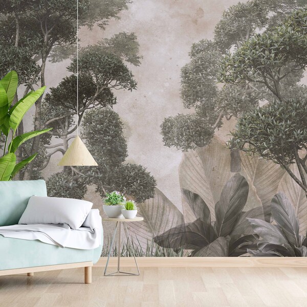 Forest Wallpaper - Etsy