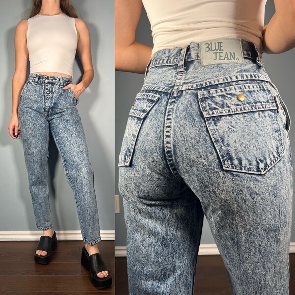 80s Blue Jeans - Etsy