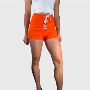 Vintage 90s Orange Shorts, 1990s High Rise Booty Summer Shorts - Etsy