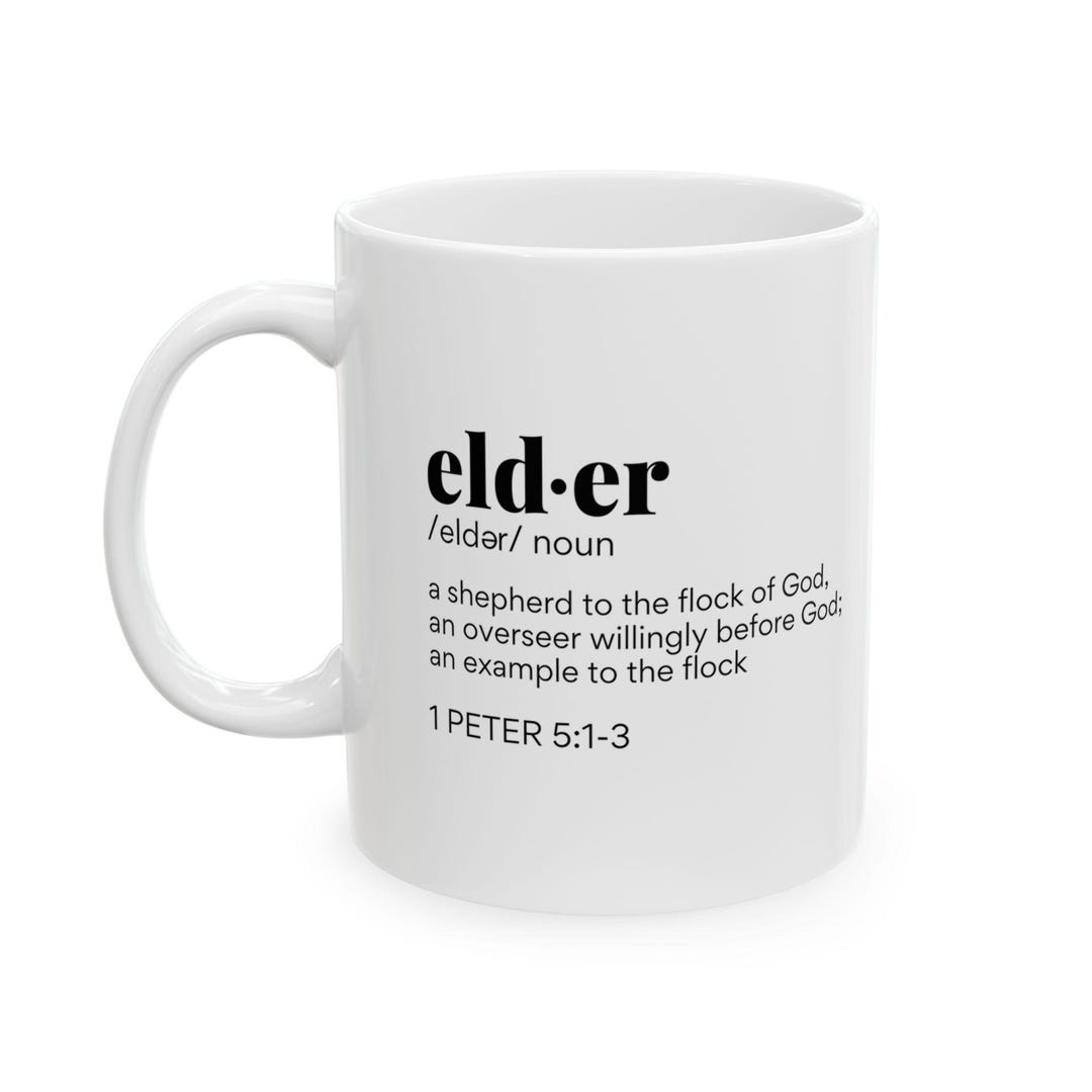 Elder Mug - Personalized | B&W | Typography | Definition Decor | JW ...