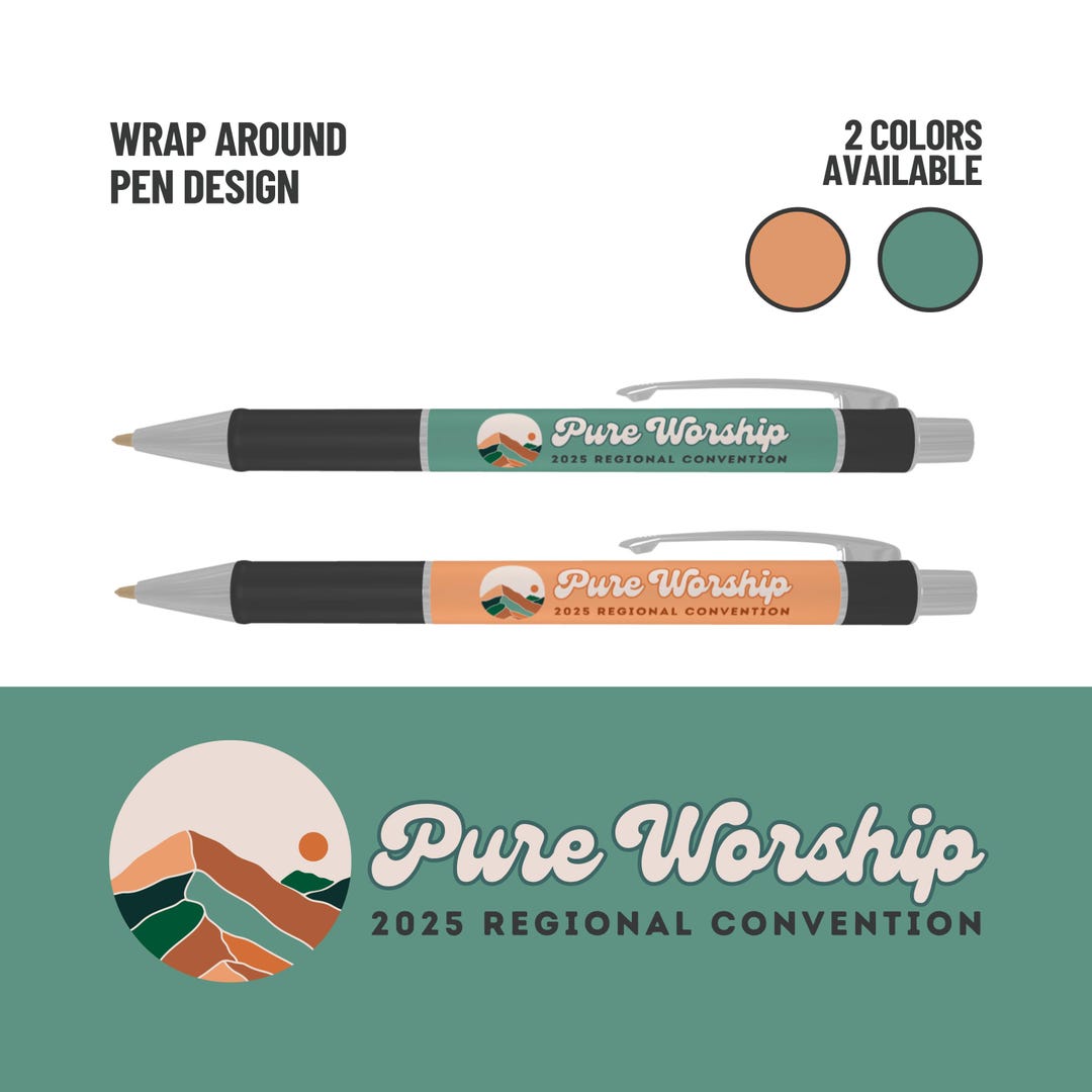 2025 JW CONVENTION >> Pure Worship >> Convention Pens >> Pens >> JW - Etsy