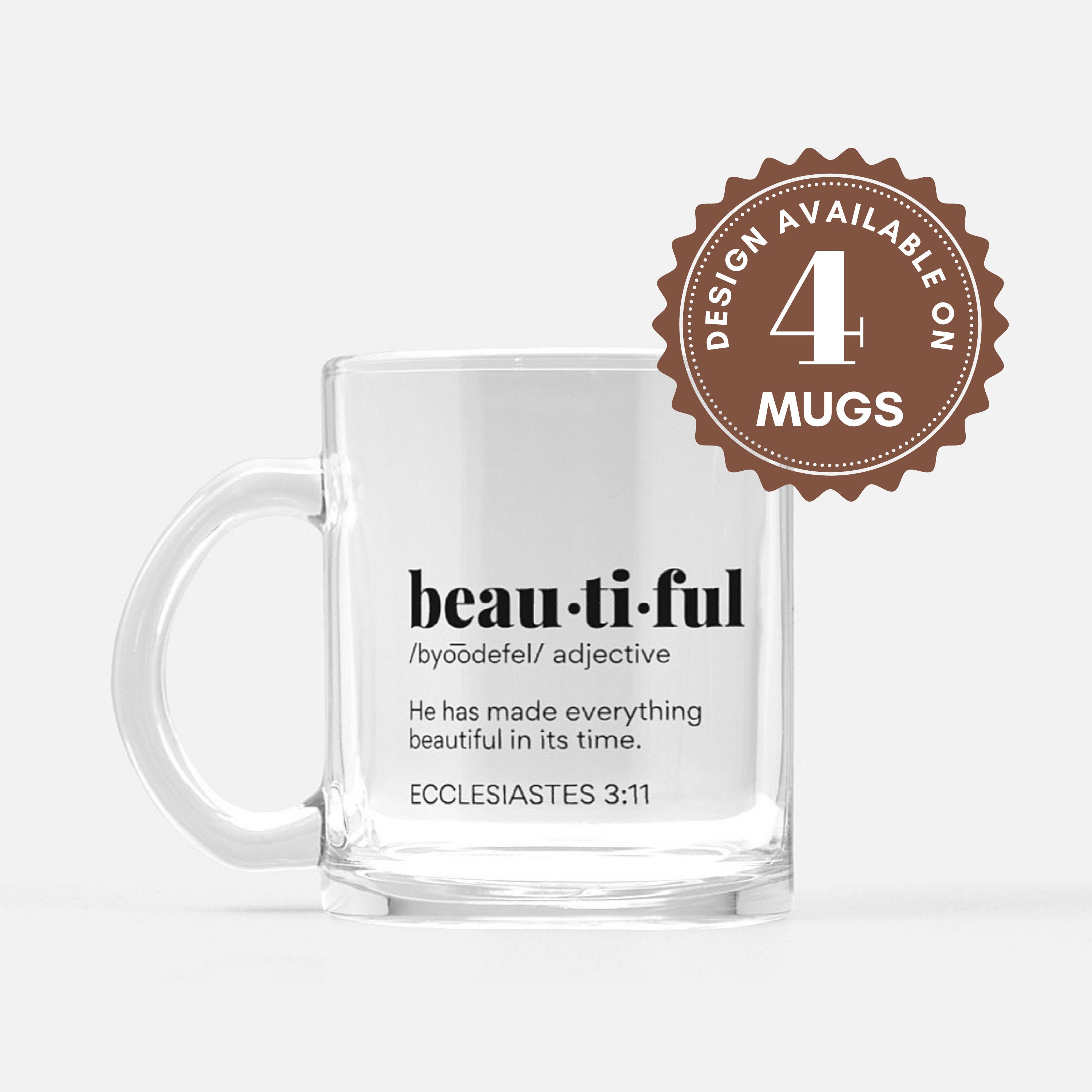 Beautiful Definition Design Black and White Typography Travel Mug ...