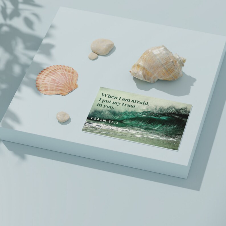 FREE Shipping 2024 Yeartext Magnets When I Am Afraid Psalm 56:3 Clouds ...