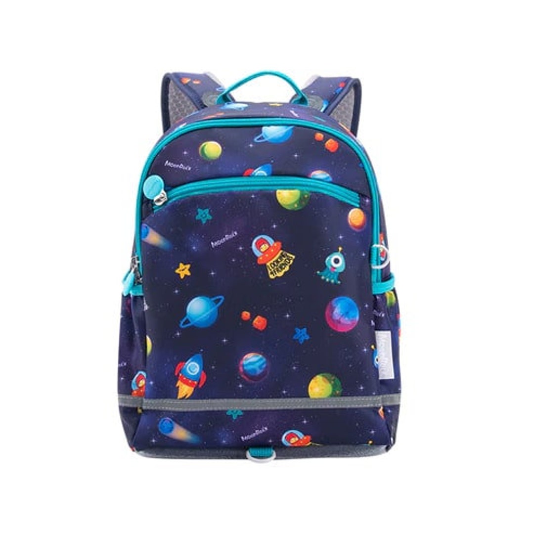 Moonrock Children's Antimicrobial Spine Protection Backpack Moon ...
