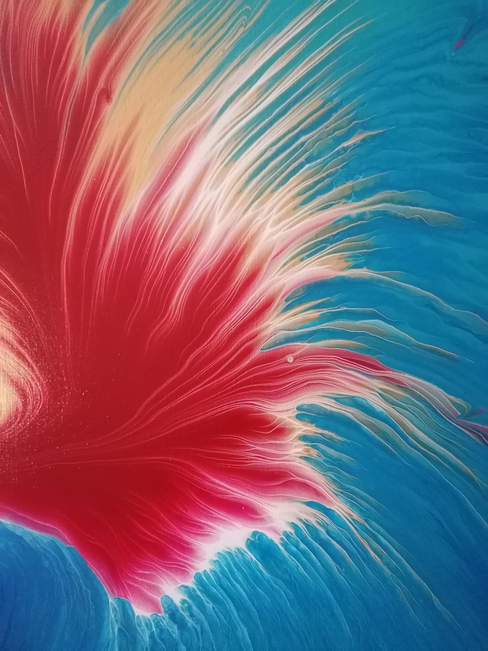 Elixir - Original Acrylic Painting Created Using Acrylic Paint on 20X24 ...
