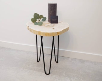 Live Edge Round Table | Etsy