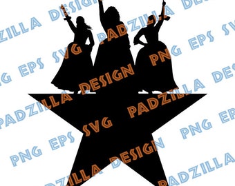 Hamilton Star Png - Etsy
