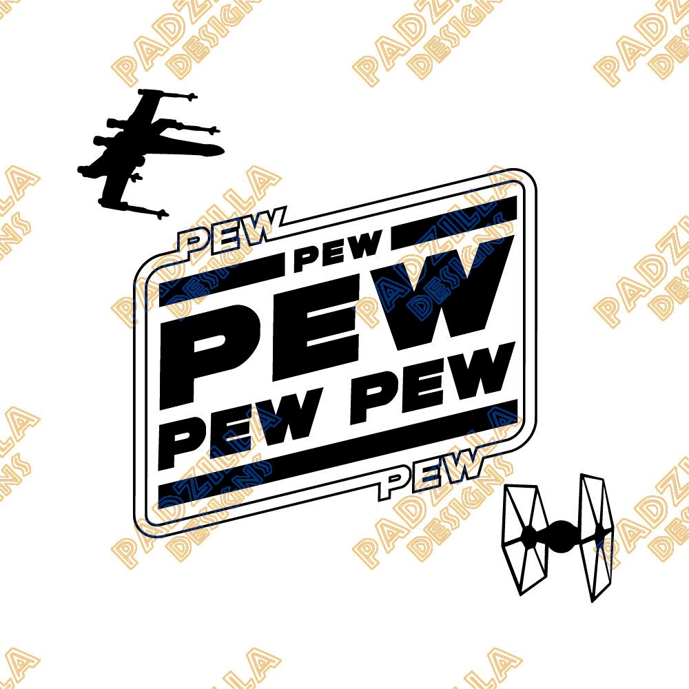 Pew Pew SVG/PNG Digital Download - Etsy