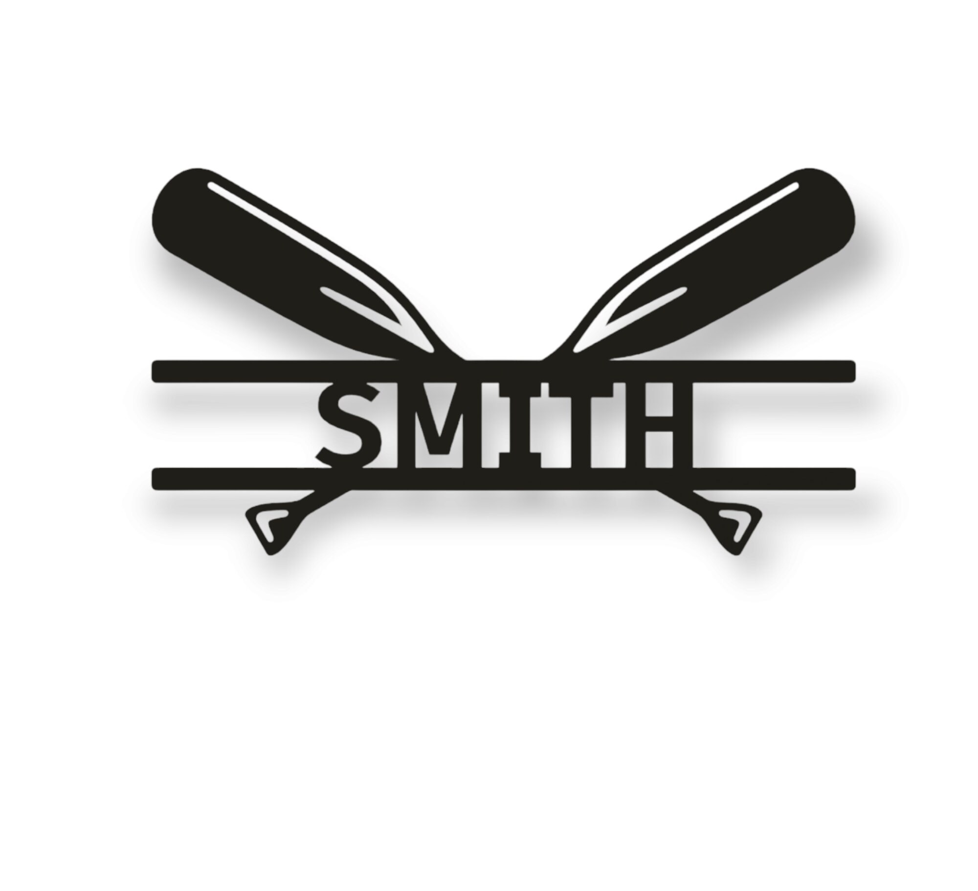 Custom Oar Sign, Custom Metal Name Sign, Custom Sign, Lake Signs, Beach ...