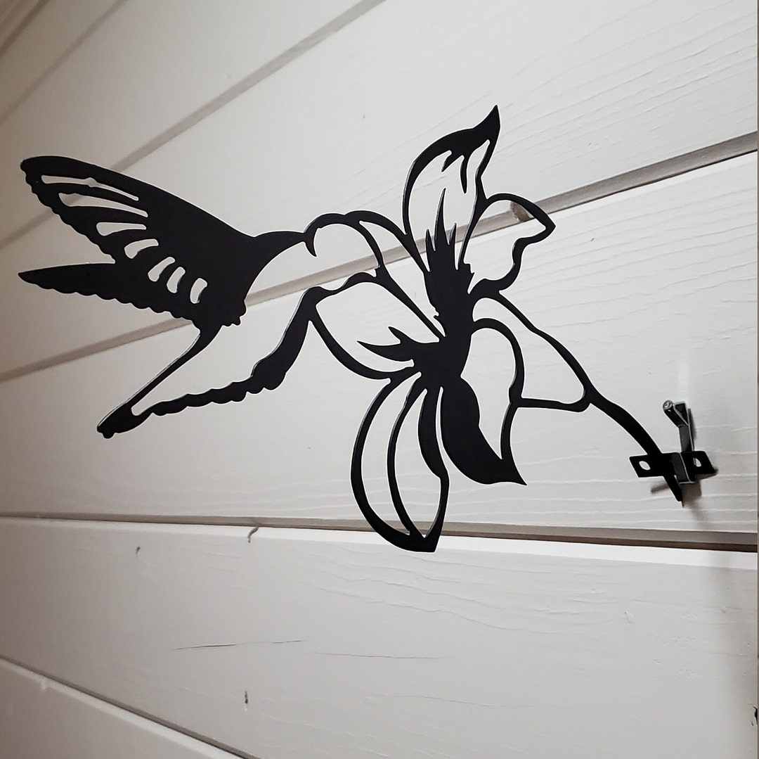 Hummingbird Yard Art | Bird Decor | Yard Art | Metal Hummingbird - Etsy