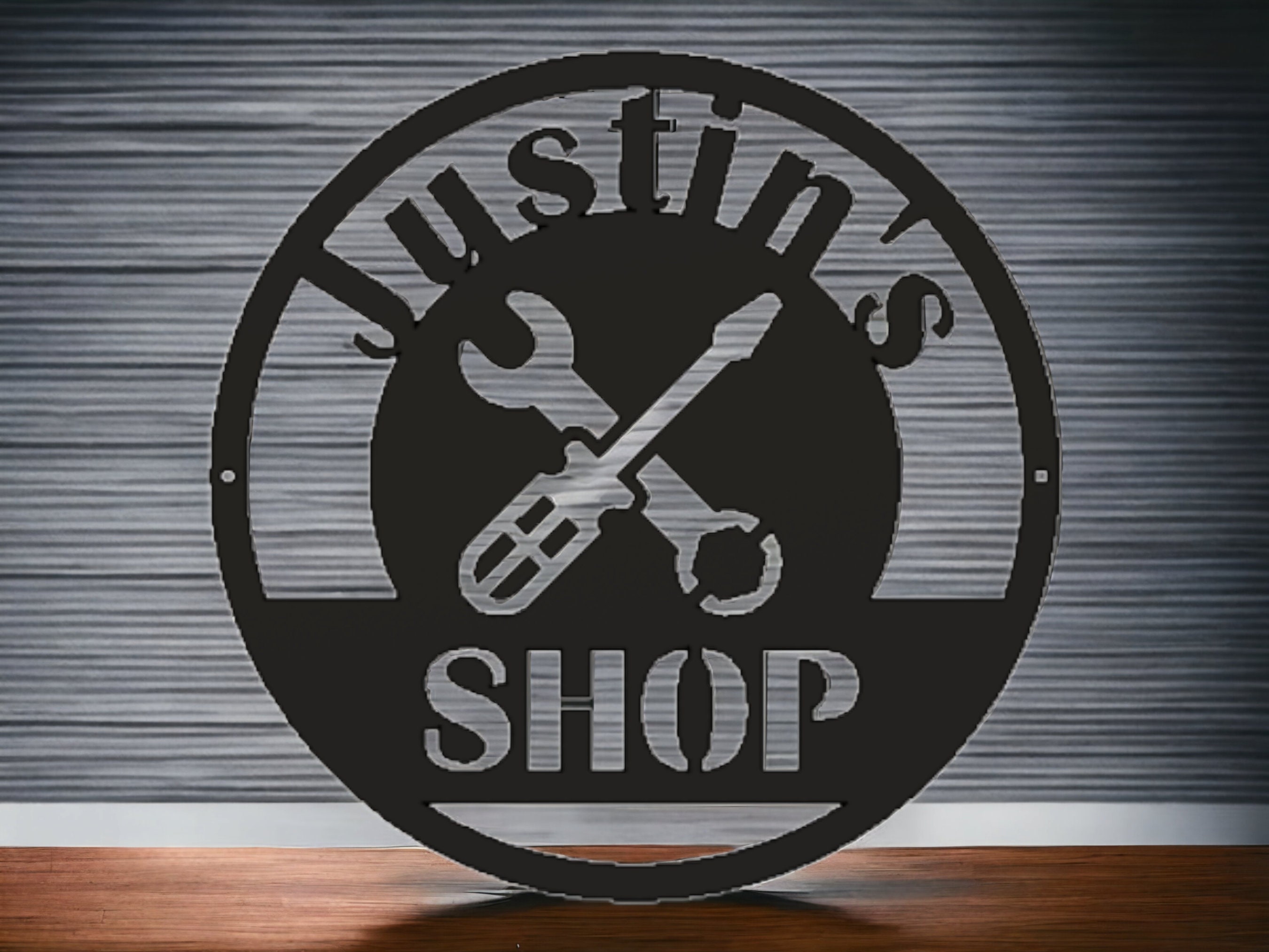 Personalized Workshop Metal Sign | Custom Garage Sign | Custom Shop ...