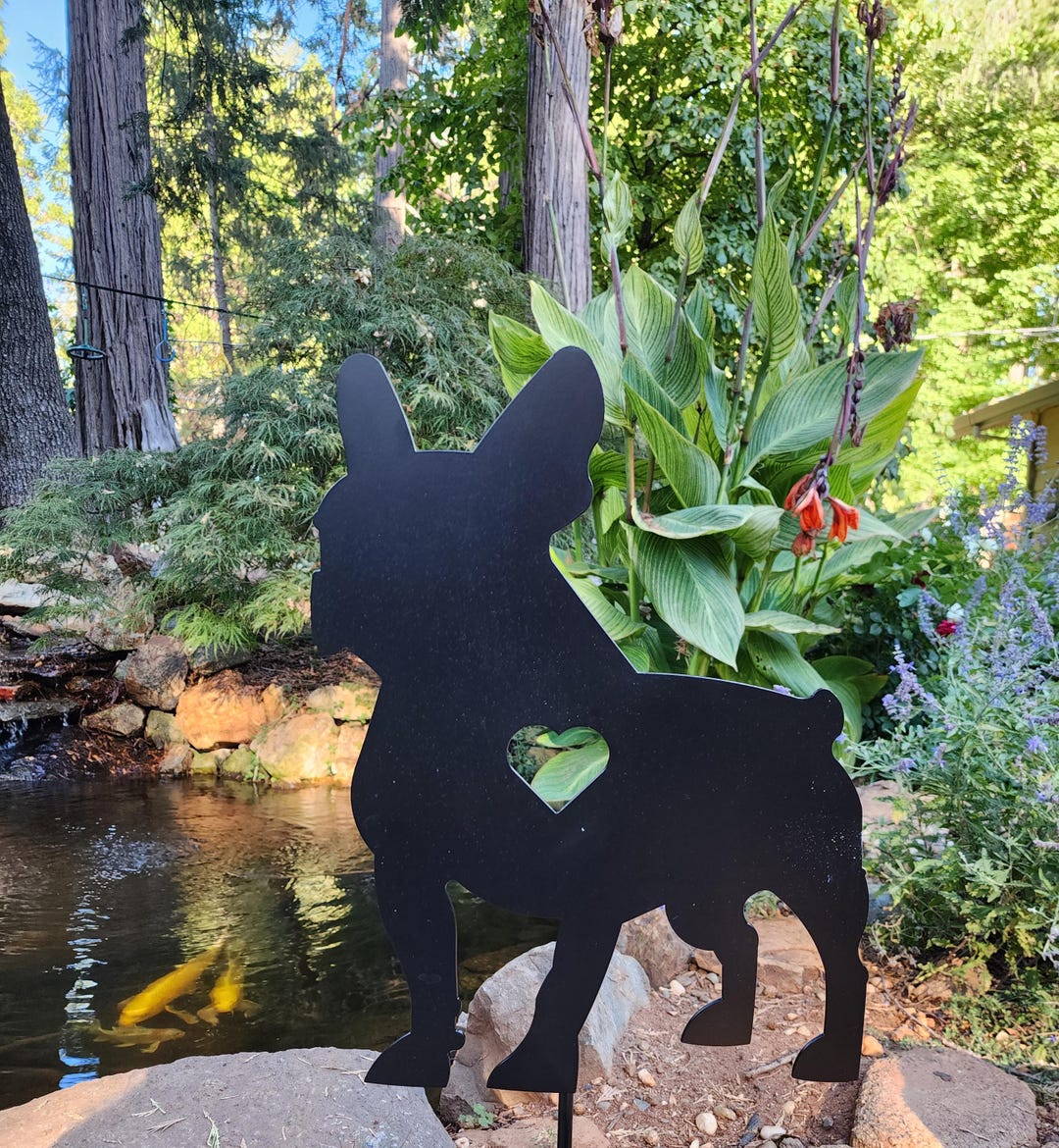 Metal Dog Stakes | Dog Yard Stakes | Garden Art | Dog Stakes | Metal ...