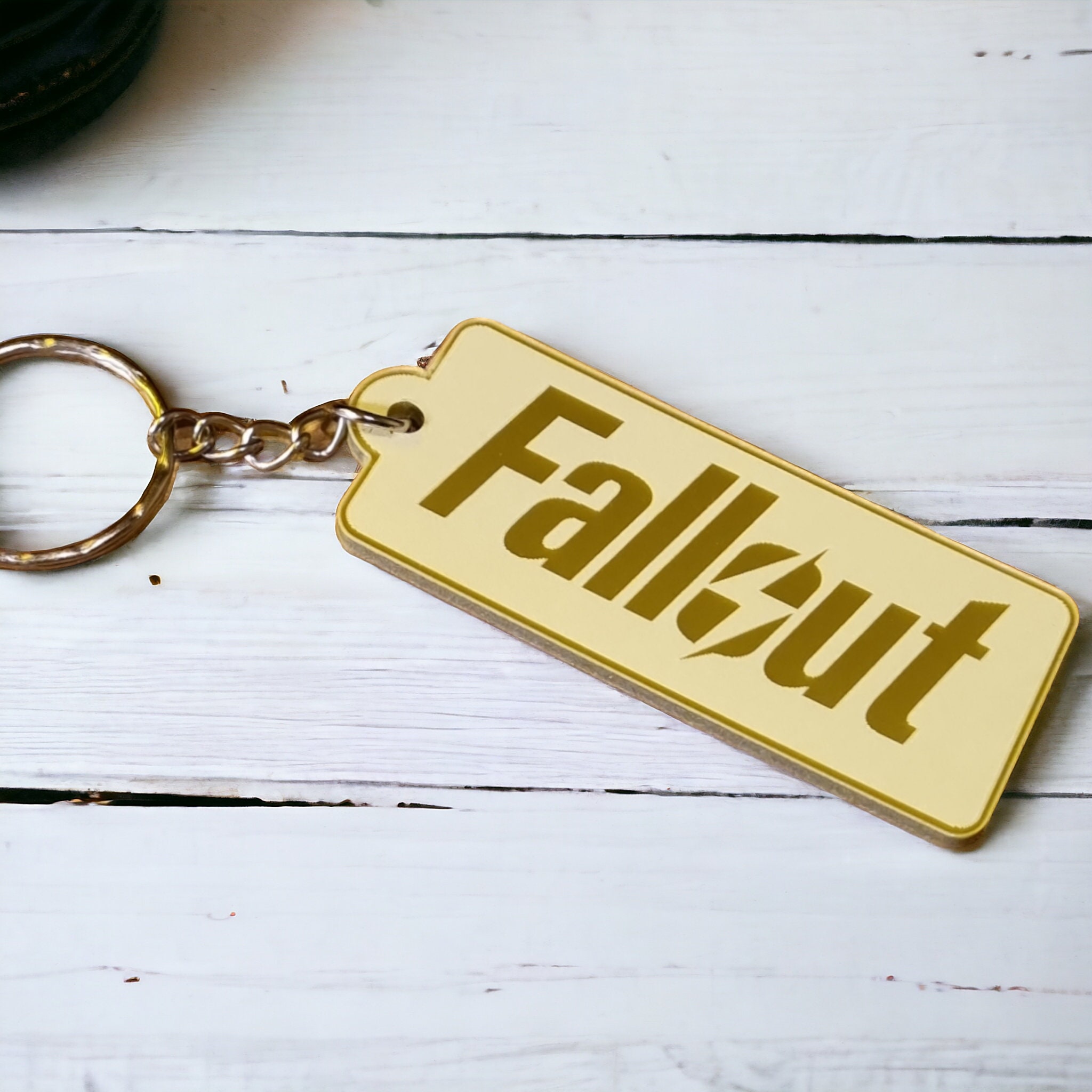 Fallout Logo Keyring Nuka-cola & Pip-boy Keychain Gamer Gifts Inspired ...