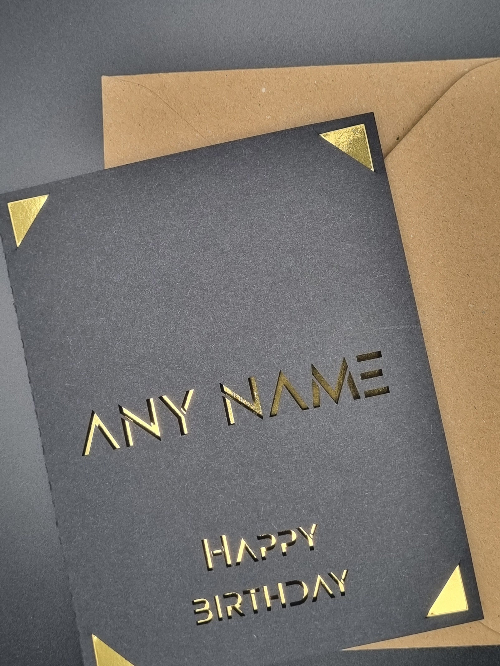 Personalised Birthday Card for Dad, Son, Grandson | Handmade Laser Cut ...