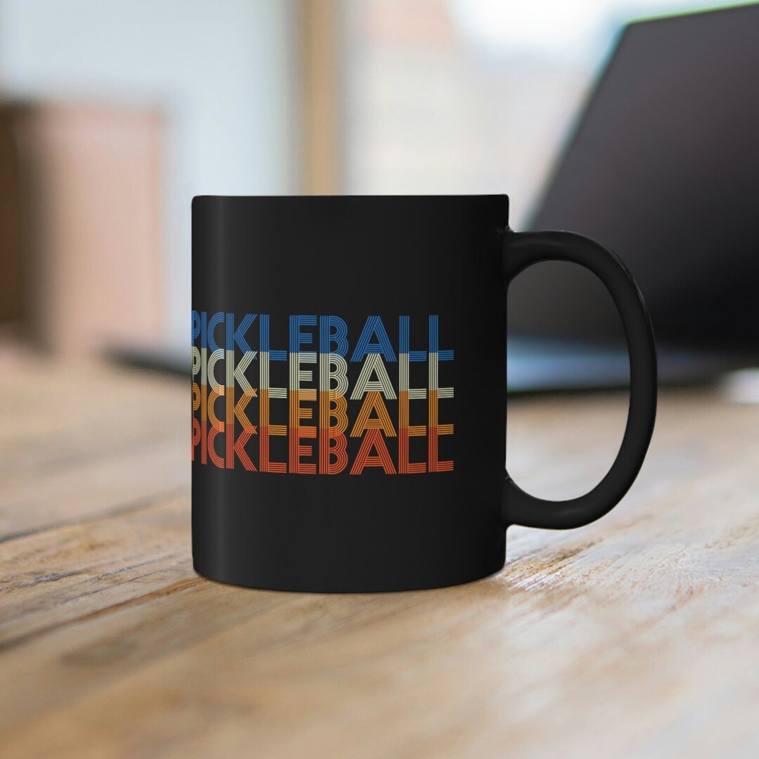 Retro Pickleball Mug | Pickleball Coffee Mug, Sports Coffee Mugs, Retro ...