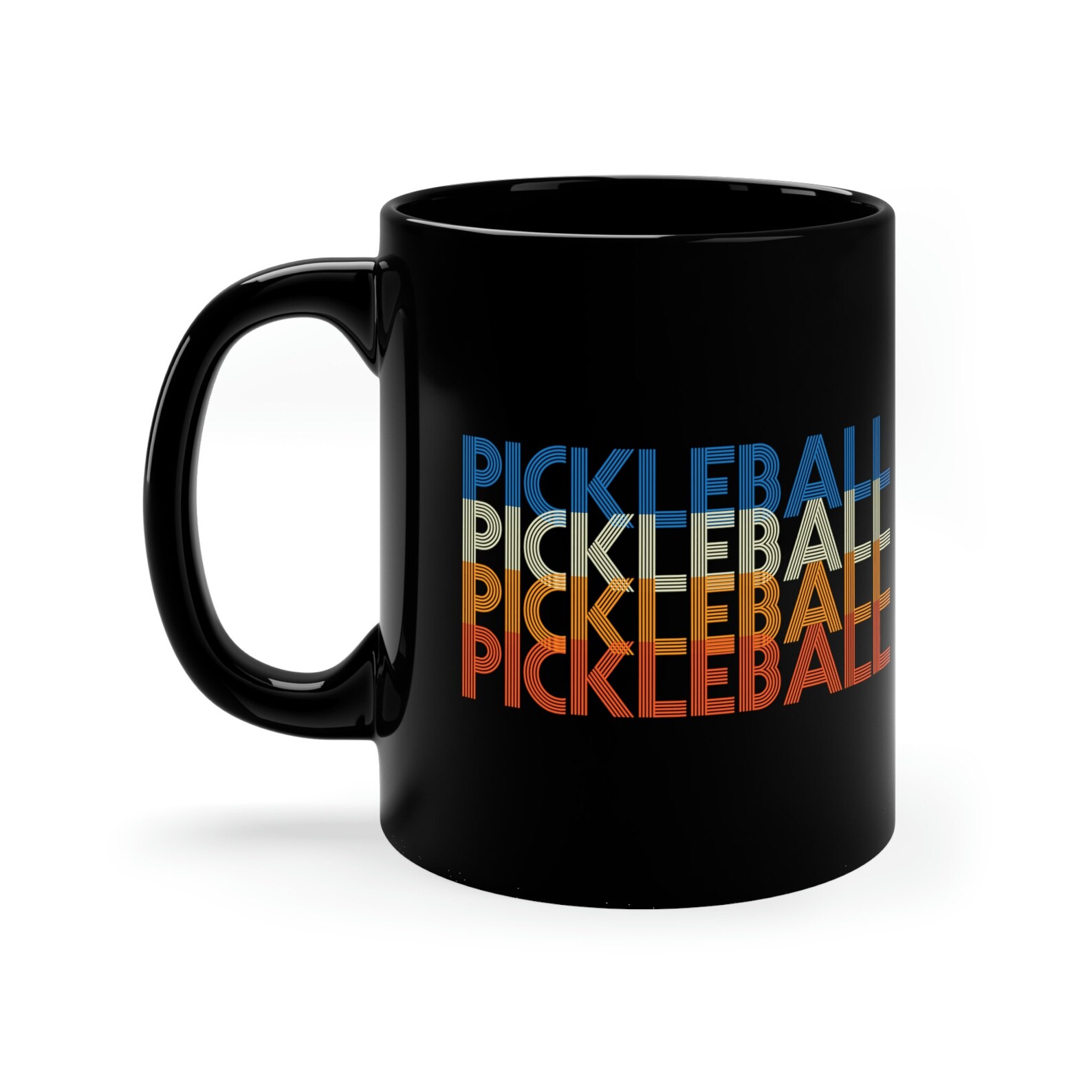 Retro Pickleball Mug | Pickleball Coffee Mug, Sports Coffee Mugs, Retro ...