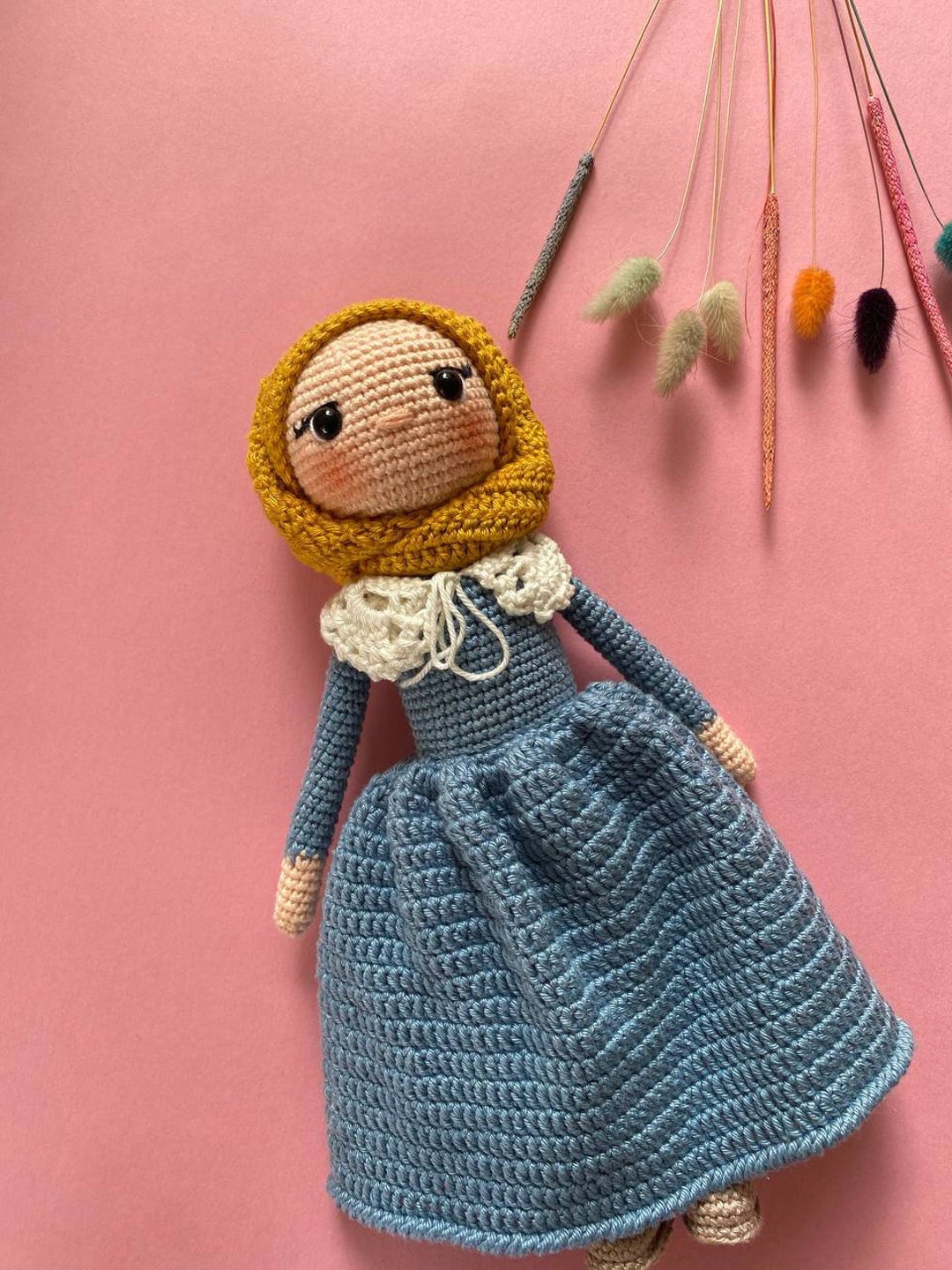 Crochet Hijab Doll, Amigurumi Muslim Doll, Crochet Amigurumi Doll for ...