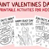 Saint Valentines Day Activity and Coloring Packet, Catholic Kids ...